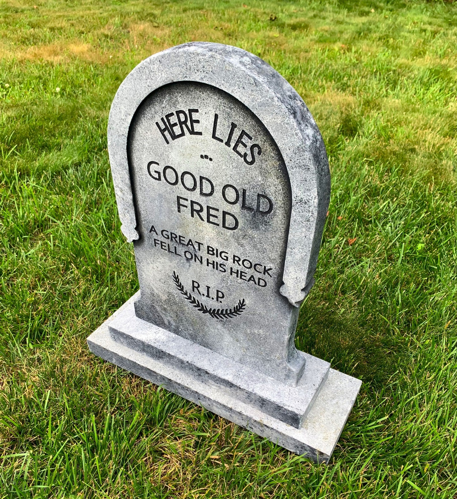 Good Old Fred Halloween Tombstone - Etsy