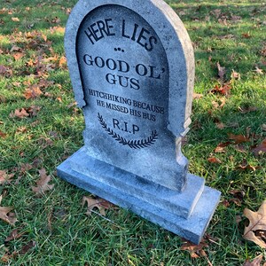 Good 'ol Gus Haunted Mansion Hitchhiking Ghosts Halloween Tombstone ...