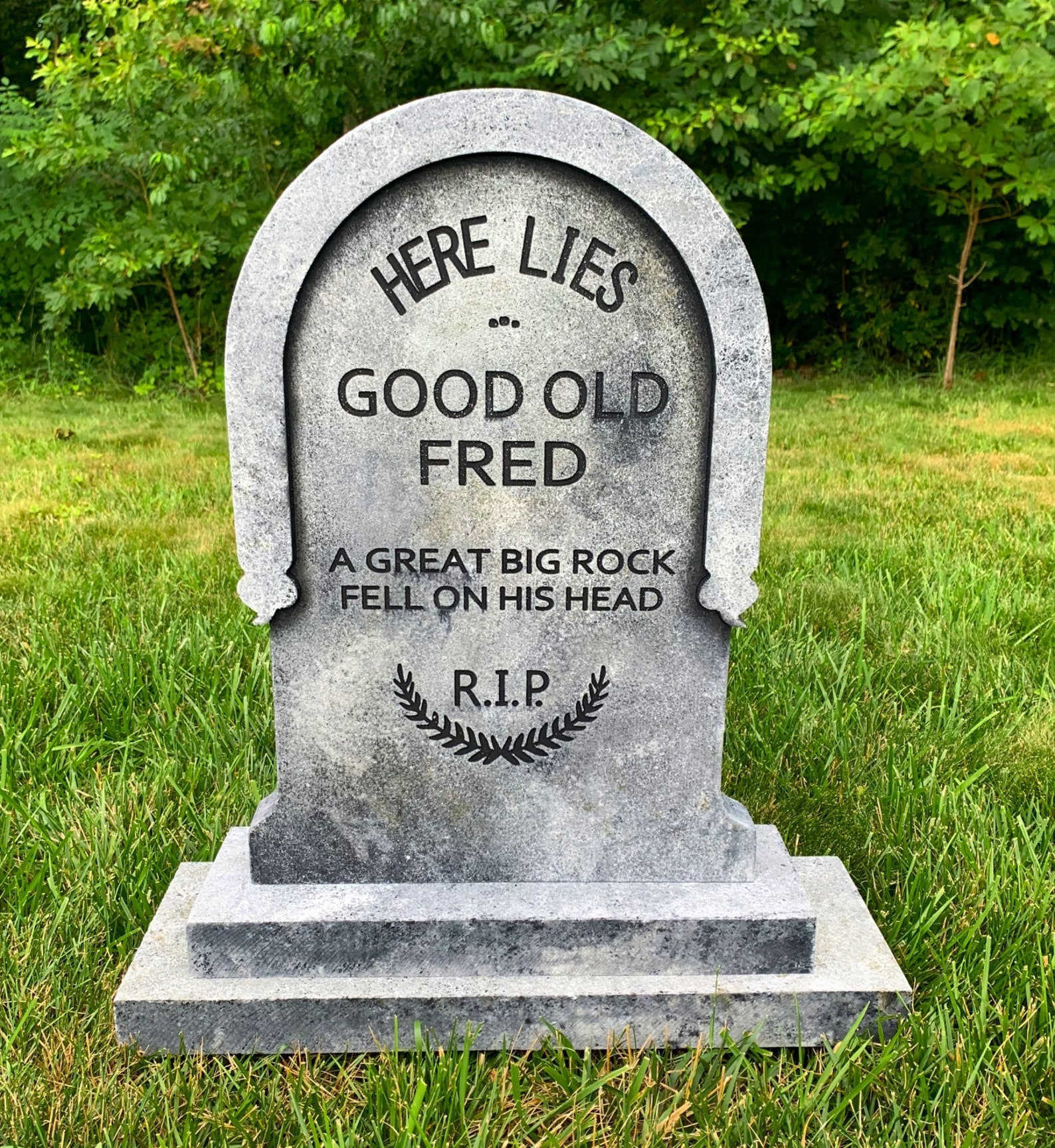 Good Old Fred Halloween Tombstone - Etsy