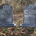 The Crow Eric Draven and Shelly Webster Halloween Tombstones Props ...