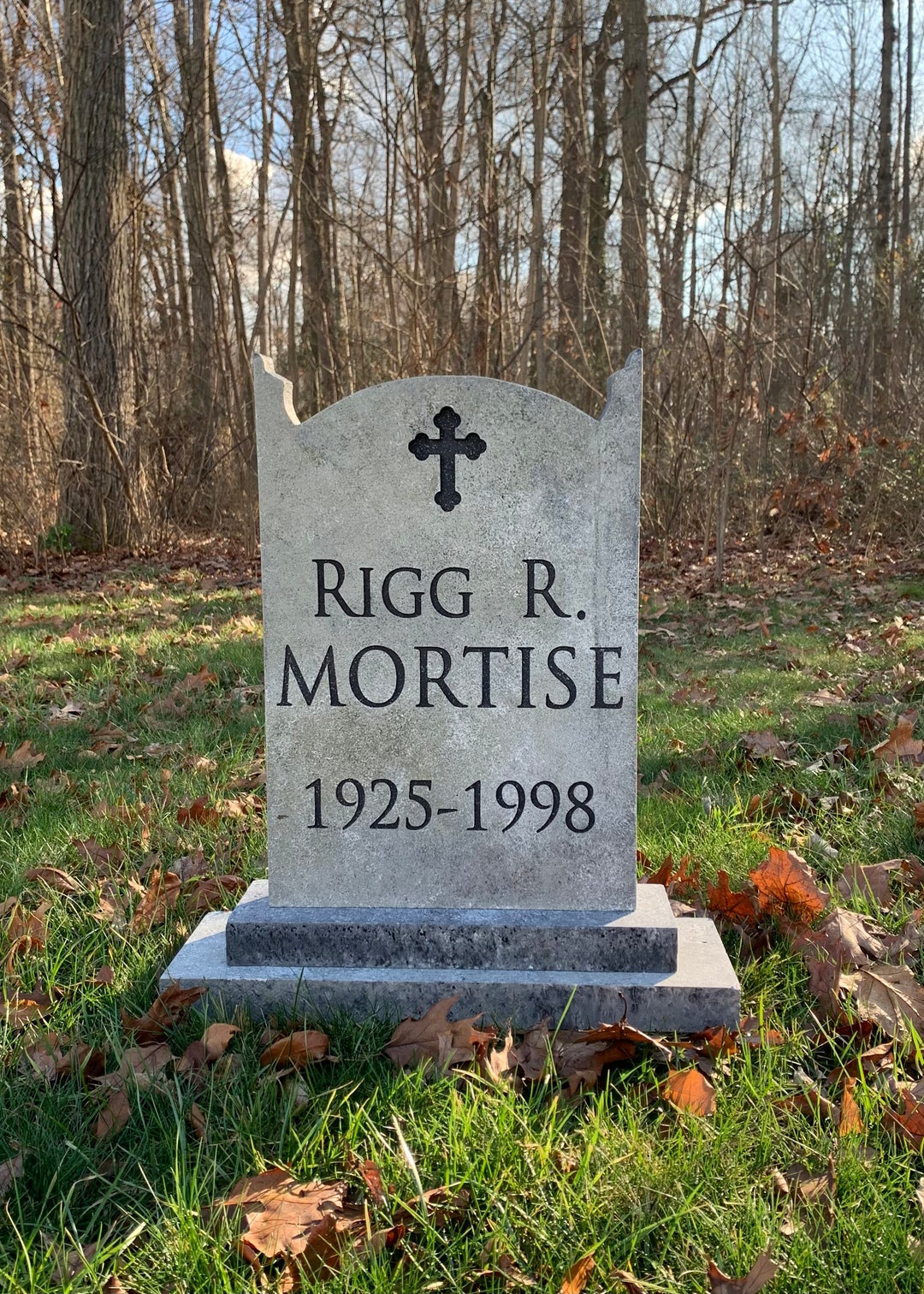 Rigg. R Mortise Funny Halloween Headstone Tombstone Prop - Etsy