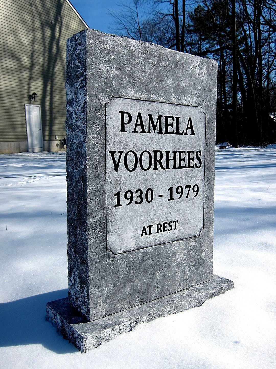 Pamela Voorhees Life Size Tombstone Movie Replica Friday the 13th - Etsy