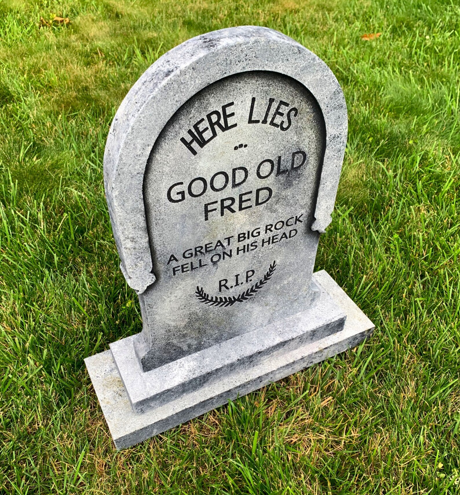 Good Old Fred Halloween Tombstone - Etsy