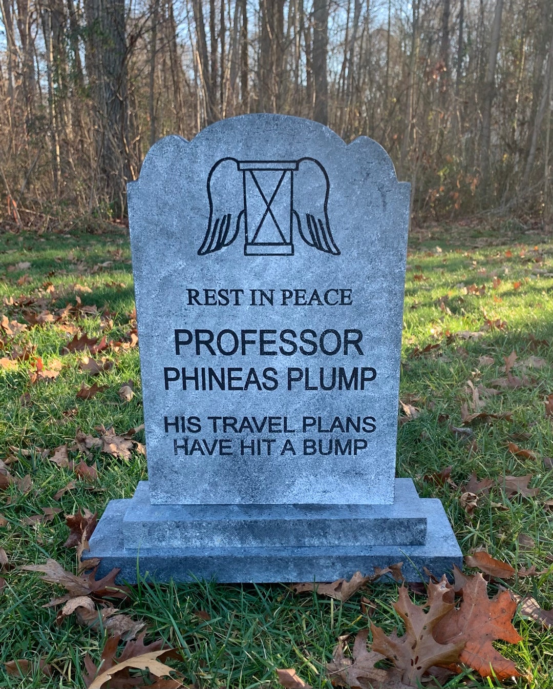 Professor Phineas Plump Tombstone: Haunted Mansion Inspired Yard Prop - Etsy
