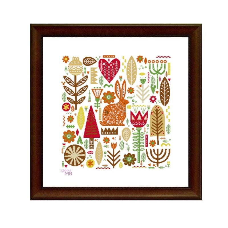 Scandi Embroidery Pattern - Etsy