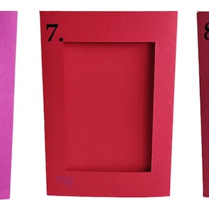 Three Fold Aperture Cards for Cross Stitch, 4.13x5.90 in With RECTANGLE ...