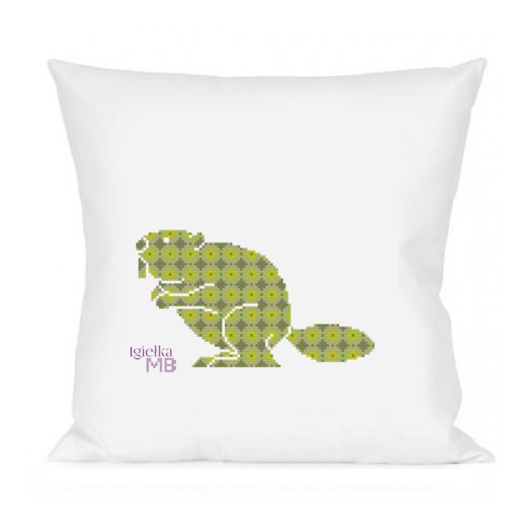 Forest Animals. Beaver (2067) Cross Stitch Chart Digital Pdf Pattern ...
