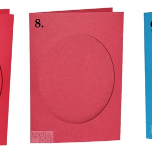 Three Fold Aperture Cards for Cross Stitch 4.13 X 5.90 In(10,5x15cm ...