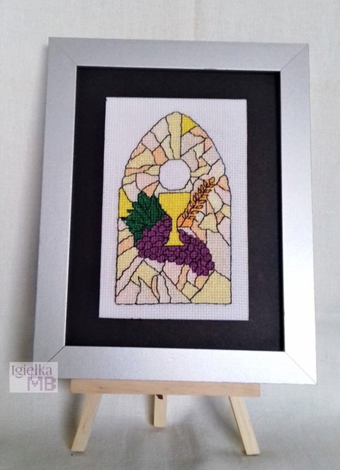 Stained Glass Windows Cross Stitch Chart PDF Pattern, Church, Cathedral ...