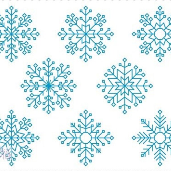 Snowflake Cross Stitch Pattern - Etsy
