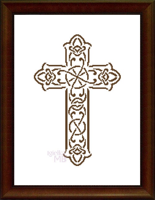 Celtic Cross Cross Stitch Pattern Pdf Chart Religious Gift - Etsy