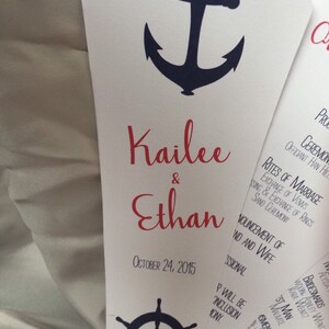 Nautical Wedding Program Fans, Beach Petal Fan Programs, Outdoor Fan Programs, Destination ...