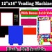 Vending Machine Easter Basket Template With Coin Slot – DIY Photoshop ...