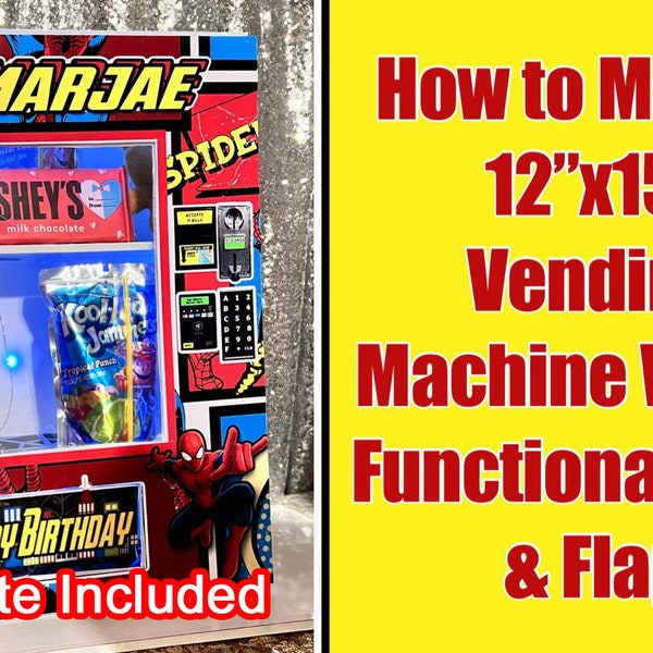 Vending Machine Template Editable - Etsy