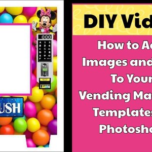 12”x16” Minnie Bubble Gum Easter Basket Vending Machine - With Full DIY ...