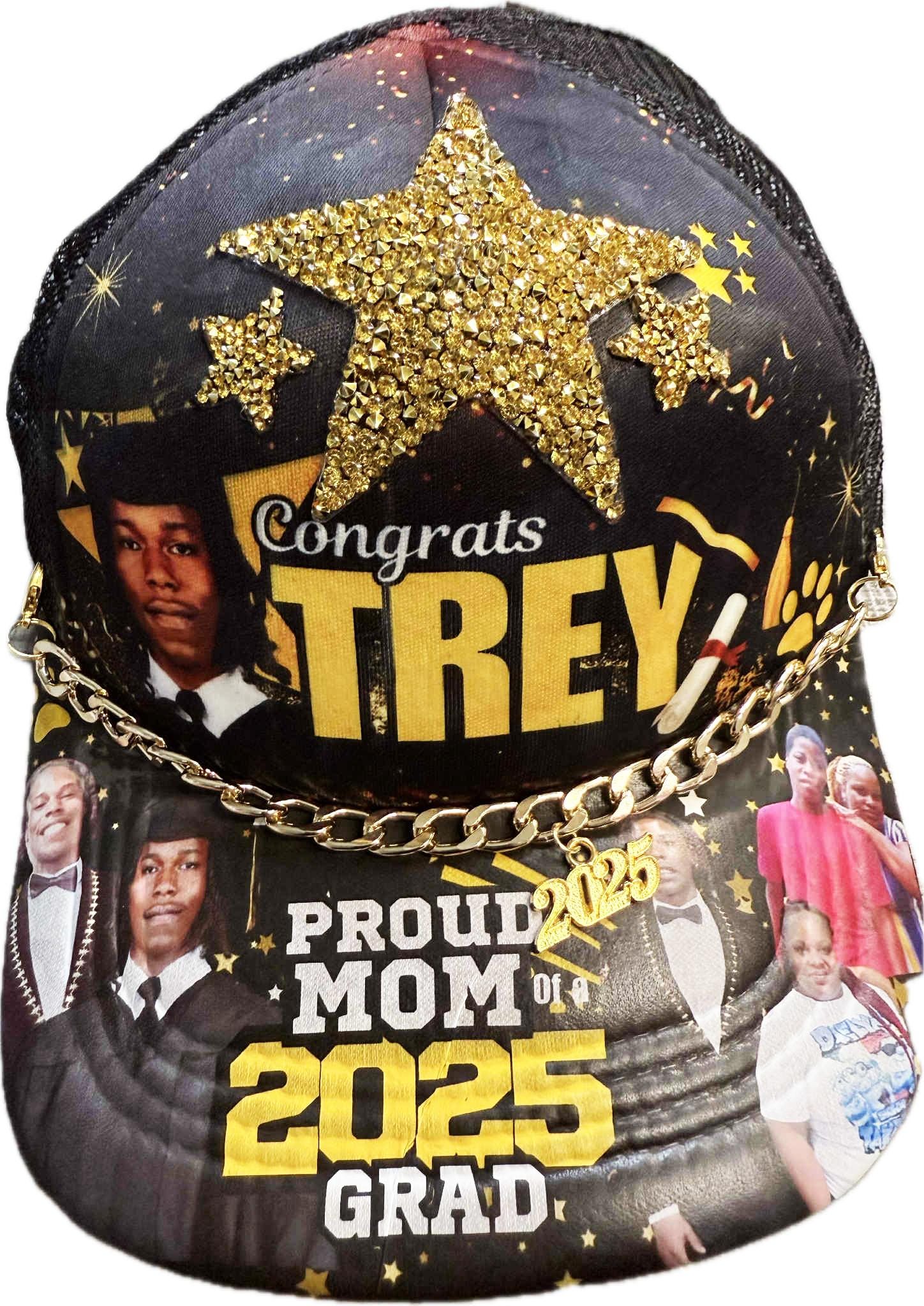 Class of 2026 Graduation Hat Brim Templates | 40+ Canva Designs ...