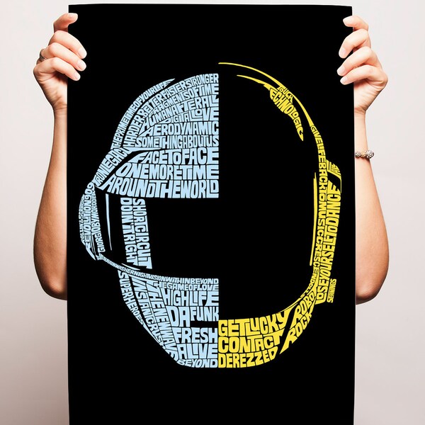 Daft Punk Wall Art - Etsy