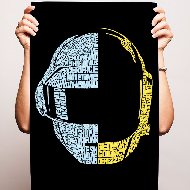 Daft Punk Wall Art - Etsy