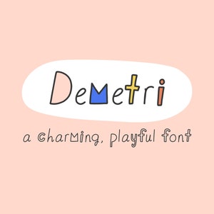 Playful Hand Lettered Font Bundle - Etsy