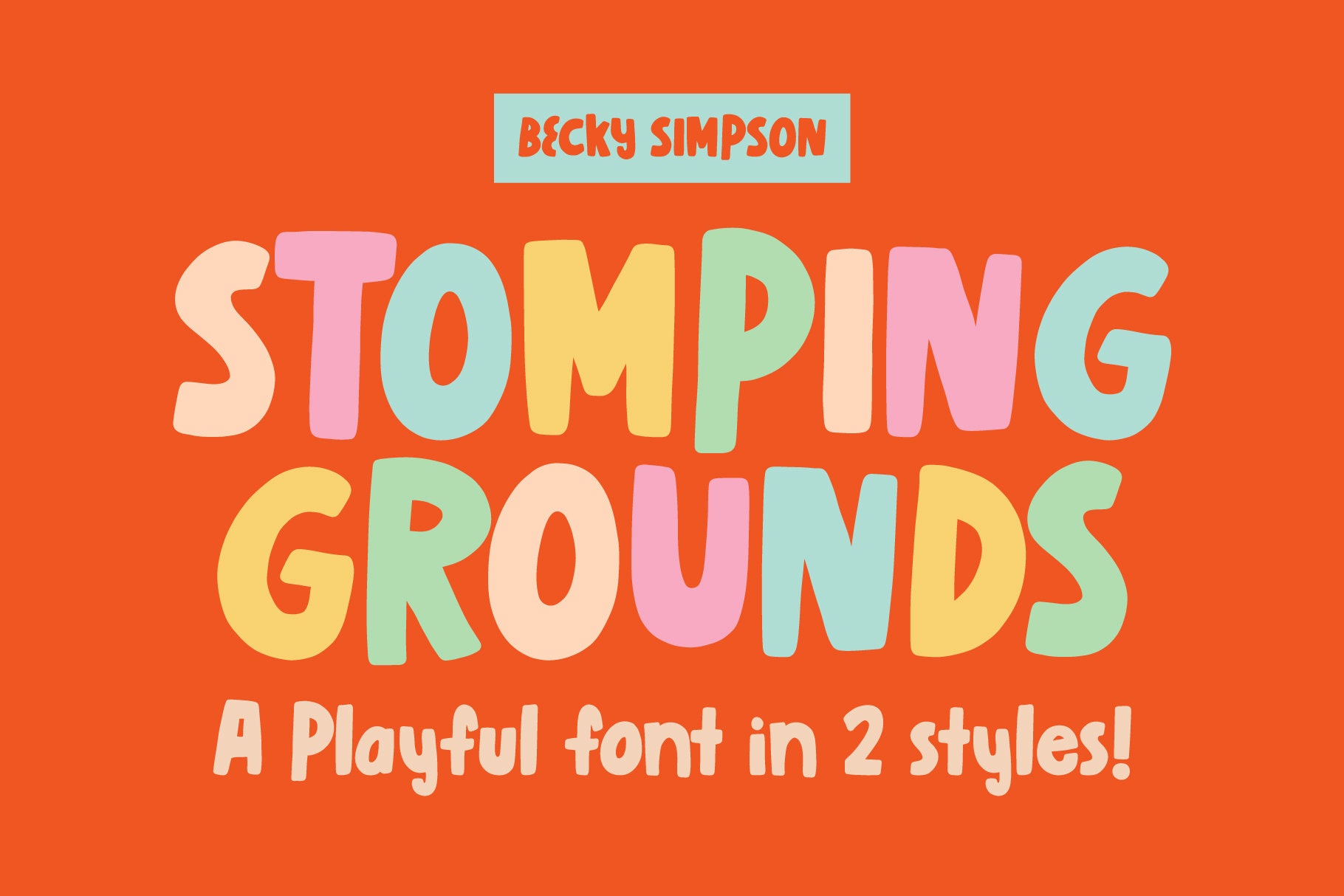 Playful Hand Lettered Font Bundle - Etsy