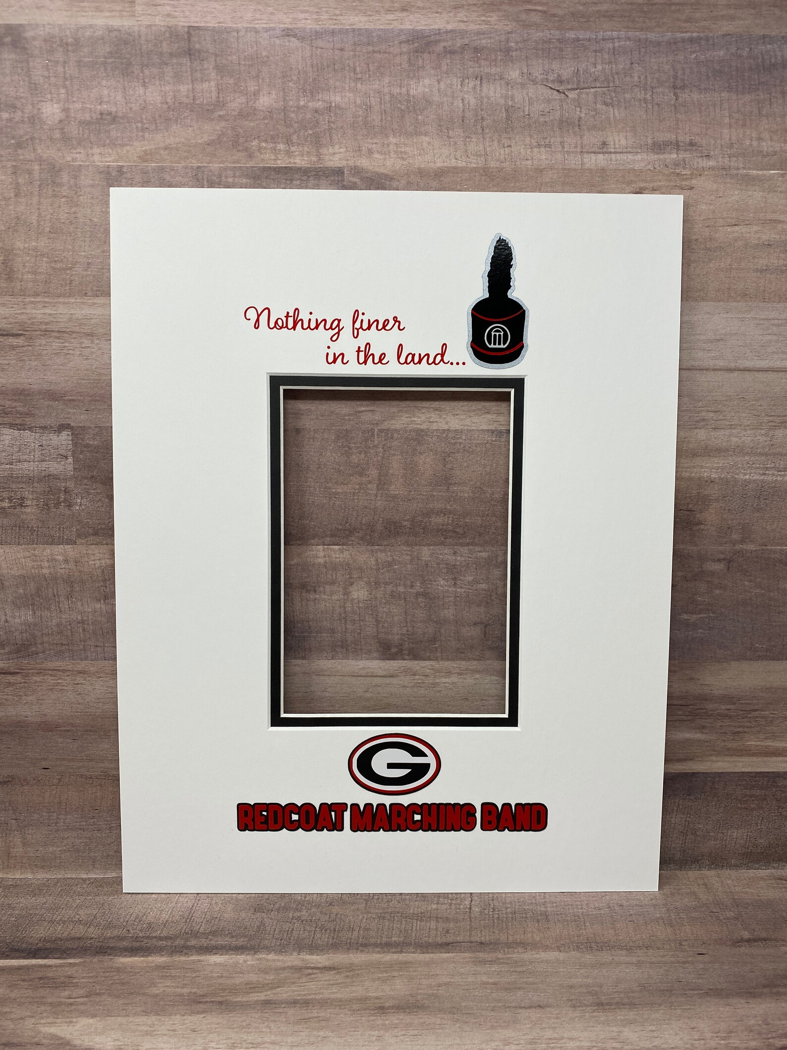 UGA REDCOAT Marching Band Photo Signature Matte 11x14 Fits 5x7 Photo ...