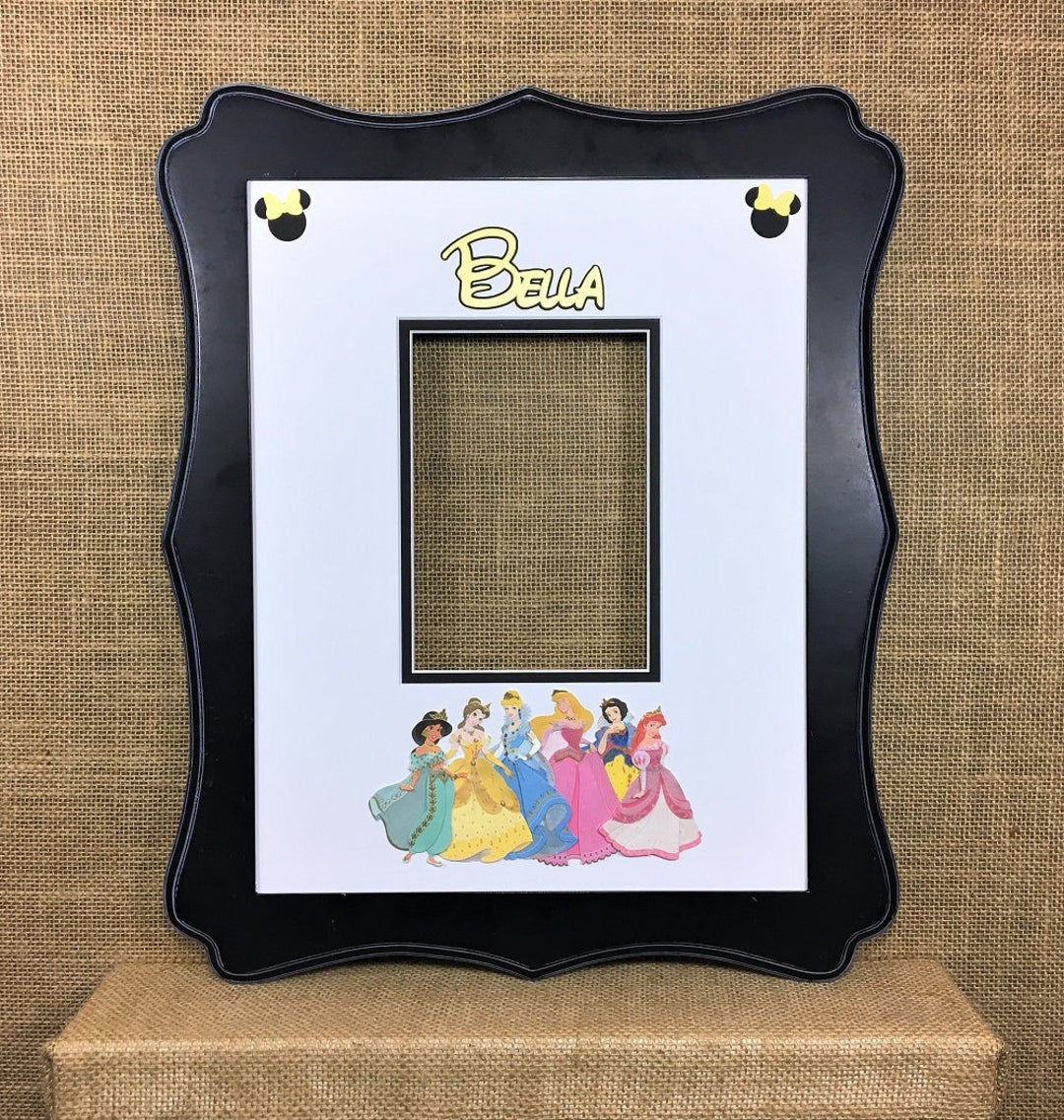 DISNEY Princess Inspired AUTOGRAPH Matte Photo Mat Double Beveled Cut ...