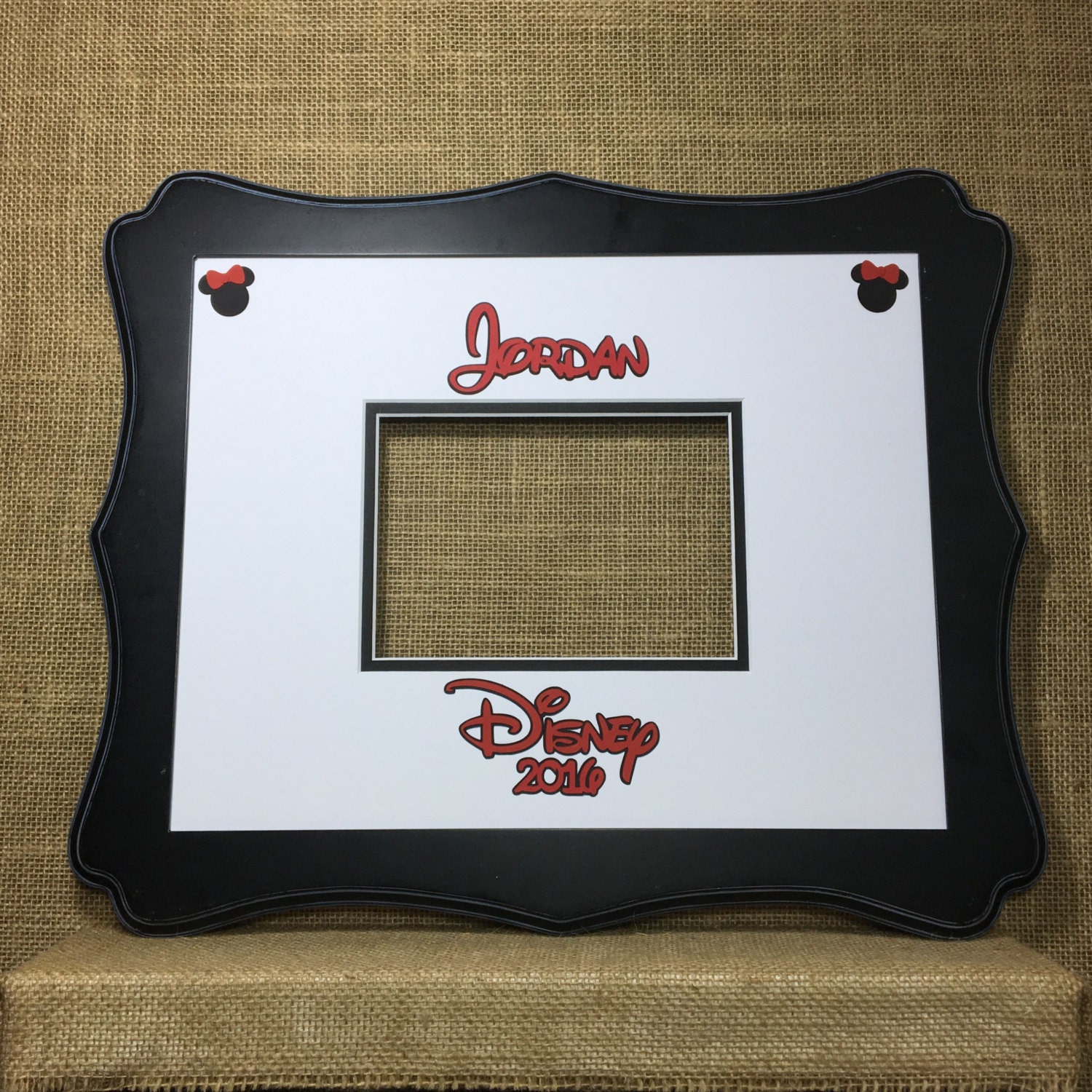 DISNEY Inspired AUTOGRAPH Photo Mat Personalized Signature | Etsy