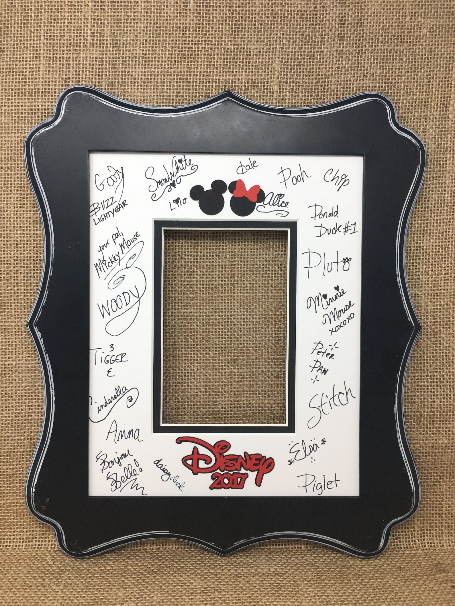 Disney Autograph Mat Book Idea 8x10 Signature | Etsy