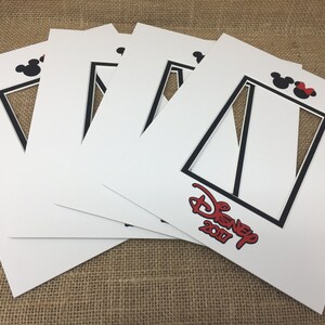Disney Autograph Mat Book Idea 8"x10" Signature Matte Fits 4"x6" Photo ...