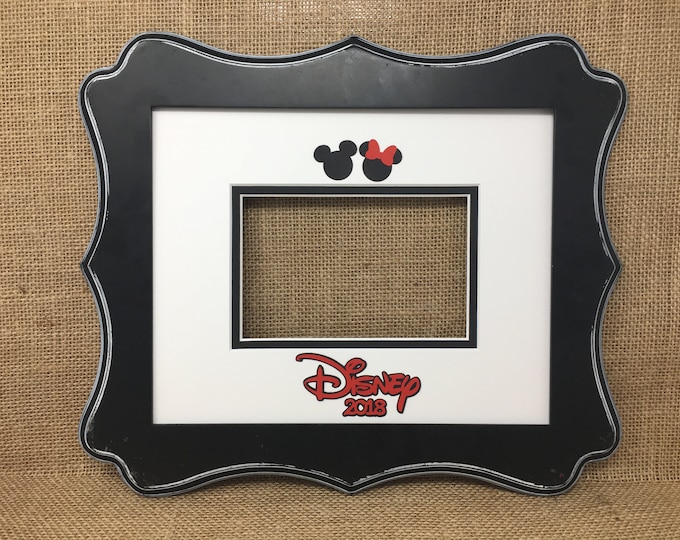 Disney Autograph Mat Book Idea 8"x10" Signature Matte Fits 4"x6" Photo ...