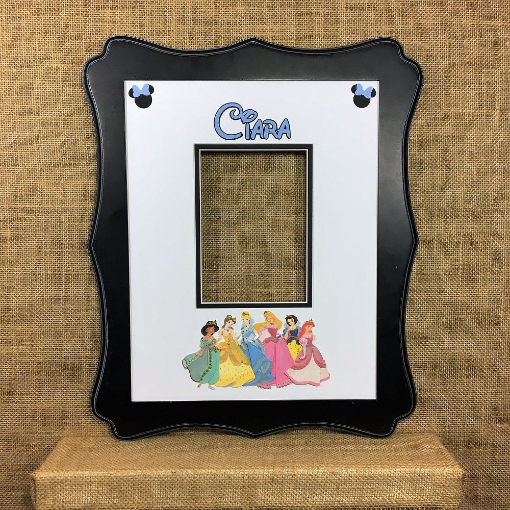 DISNEY Princess Inspired AUTOGRAPH Matte Photo Mat Double | Etsy