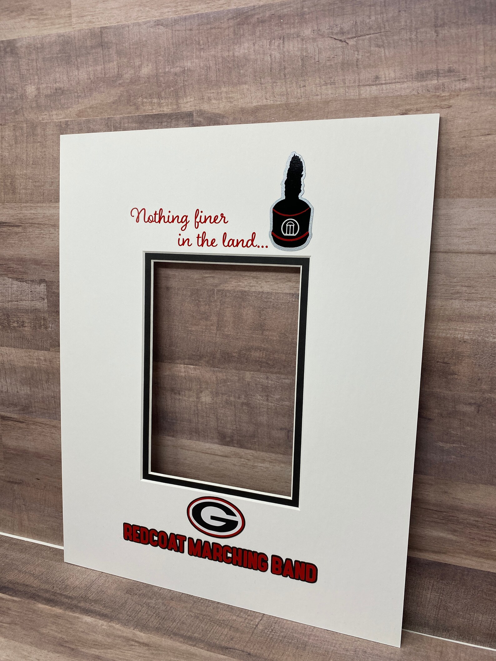 UGA REDCOAT Marching Band Photo Signature Matte 11x14 Fits 5x7 Photo ...
