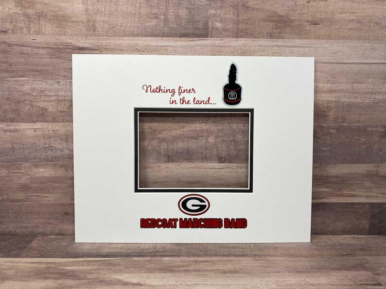 UGA REDCOAT Marching Band Photo Signature Matte 11x14 Fits 5x7 Photo ...