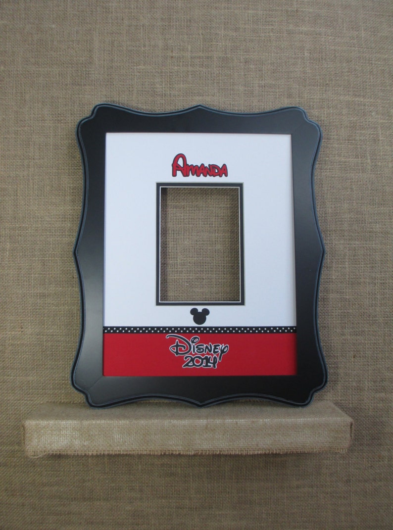 DISNEY Inspired AUTOGRAPH Photo Mat / Matte Double Beveled Cut - Etsy