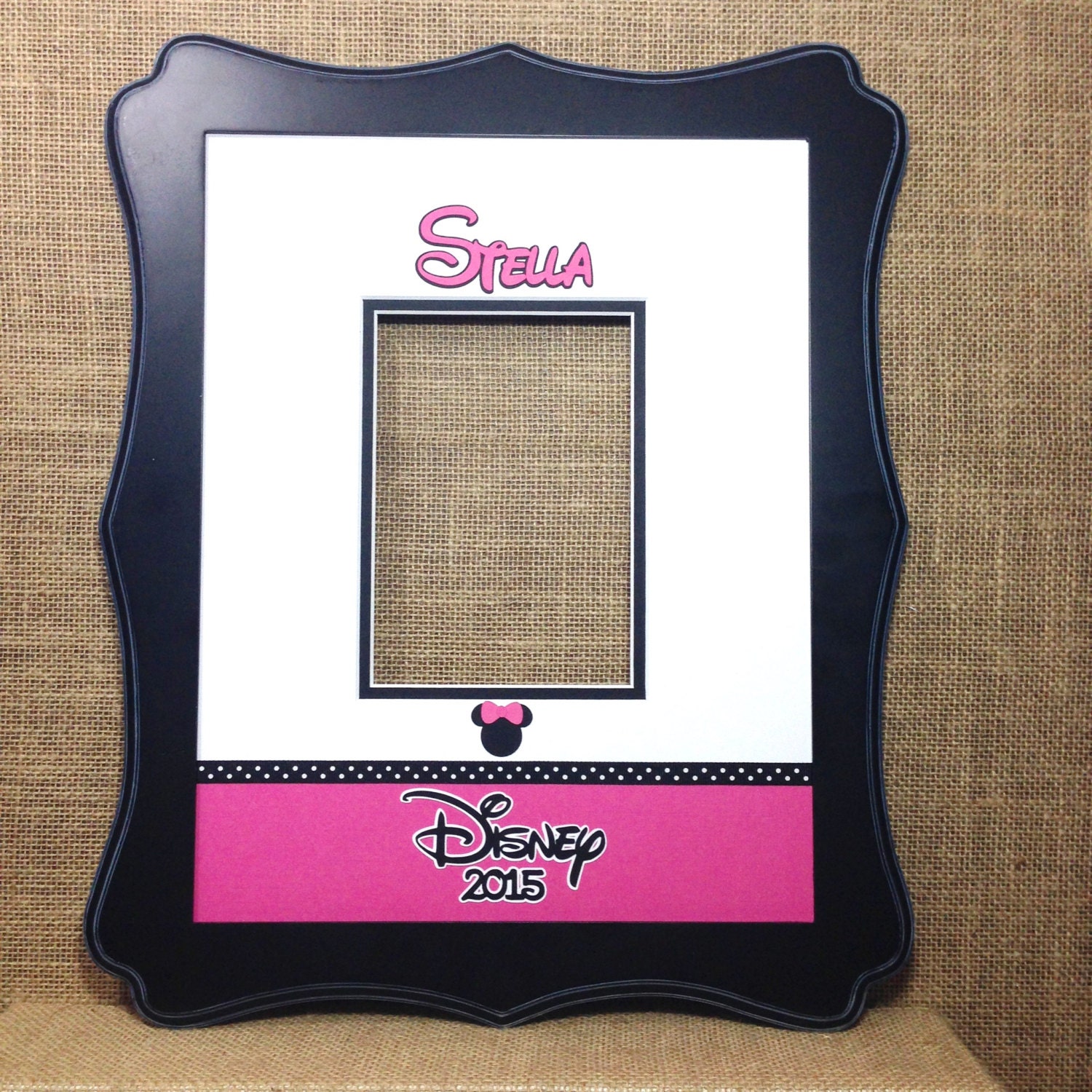 DISNEY Inspired AUTOGRAPH Photo Mat / Matte Double Beveled Cut for 11 ...