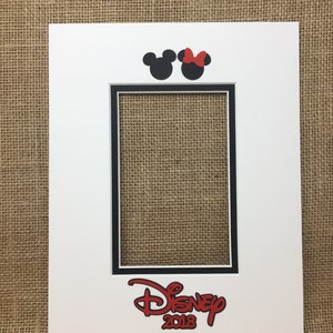Disney Autograph Mat Book Idea 8"x10" Signature Matte Fits 4"x6" Photo ...