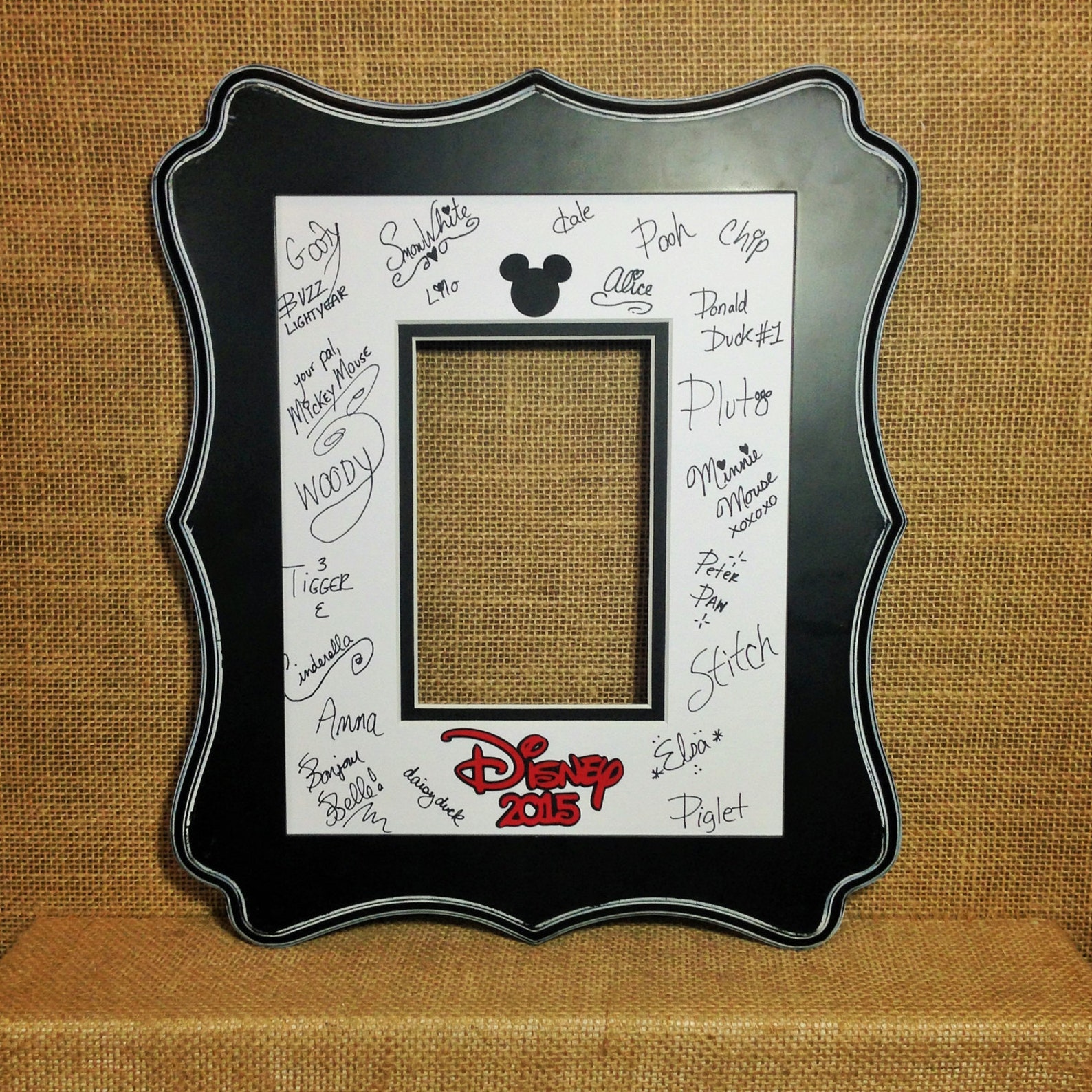 Disney Autograph Mat Book Idea / Matte is 8"x10" and Fits a 4"x6" Photo ...