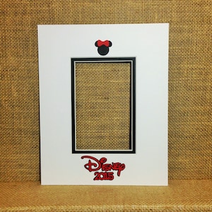 Disney Autograph Mat Book Idea / Matte is 8"x10" and Fits a 4"x6" Photo ...