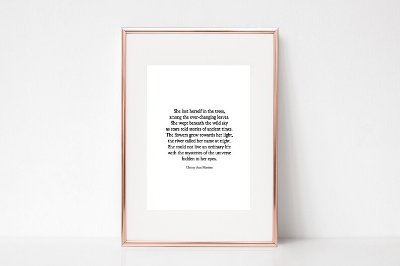 Printable Boho Decor Nature Quotes - Wild Sky Poem - Rhyming Poetry ...