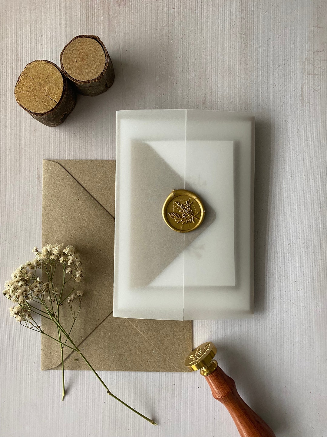 Rustic Wedding Invitation - Modern Rustic Wedding - Barn Wedding ...