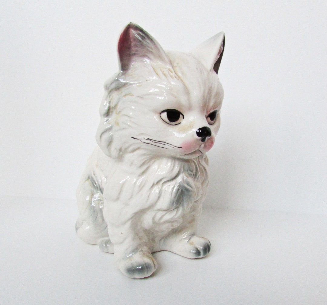 Vintage Artmark Grumpy Cat Kitten Coin Bank - Etsy