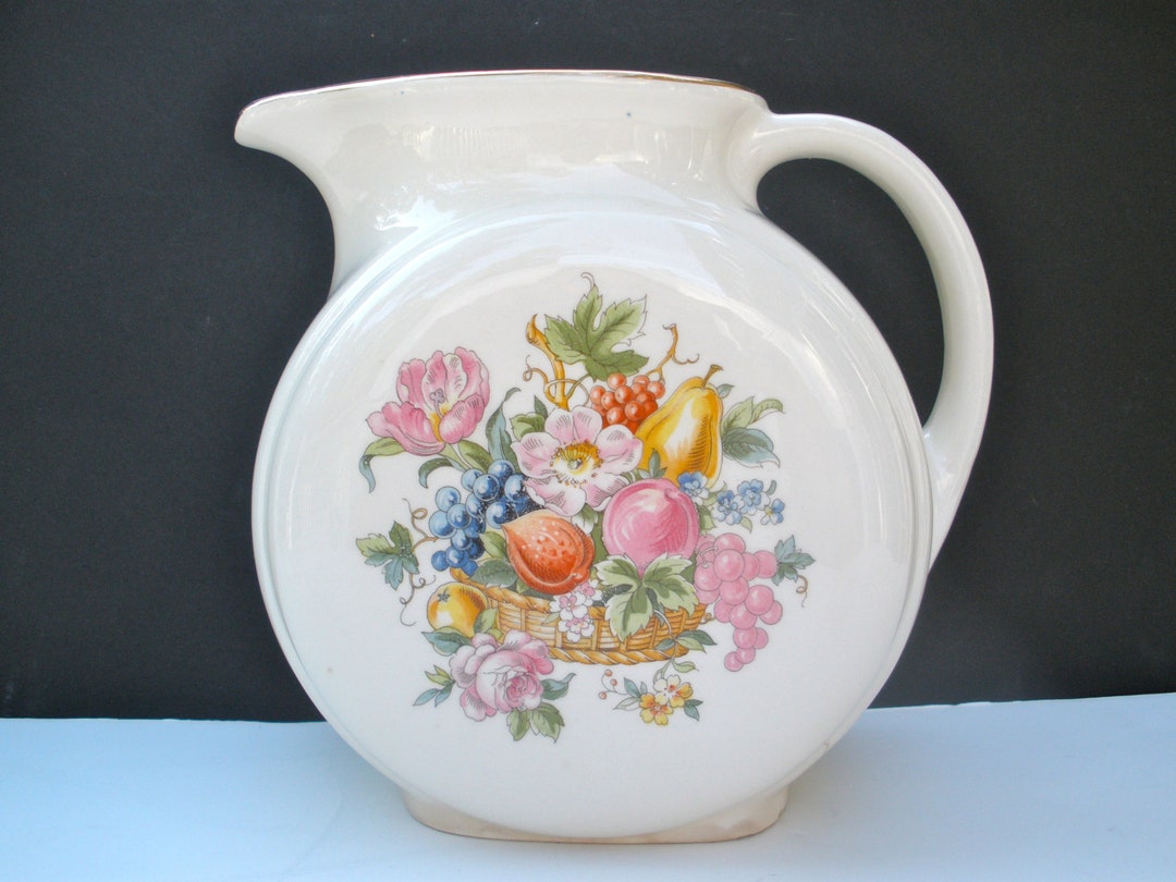 Vintage Bakerite Pitcher / Spring Vase for Your County Kitchen - Etsy