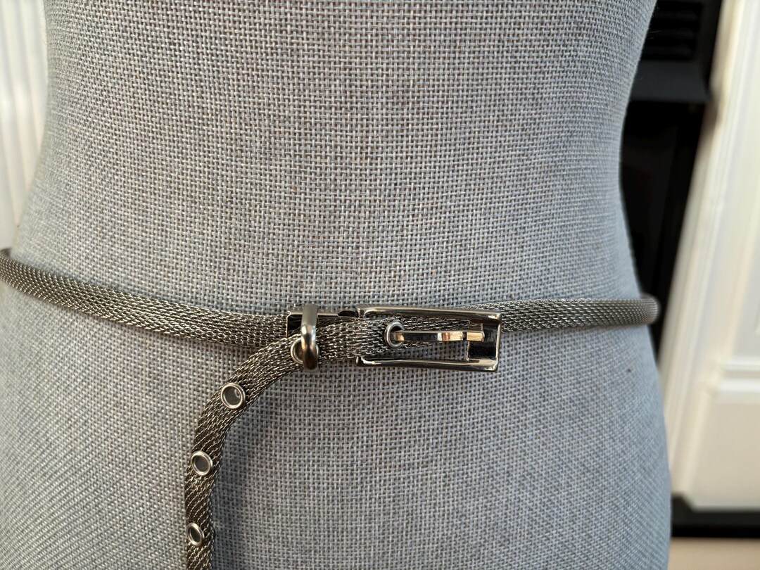 Women's Decorative Silver Metal Vintage Belt - Etsy