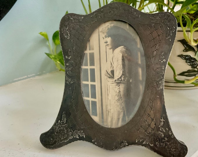 Antique Silver / Metal Decorative Photo Frame - Etsy