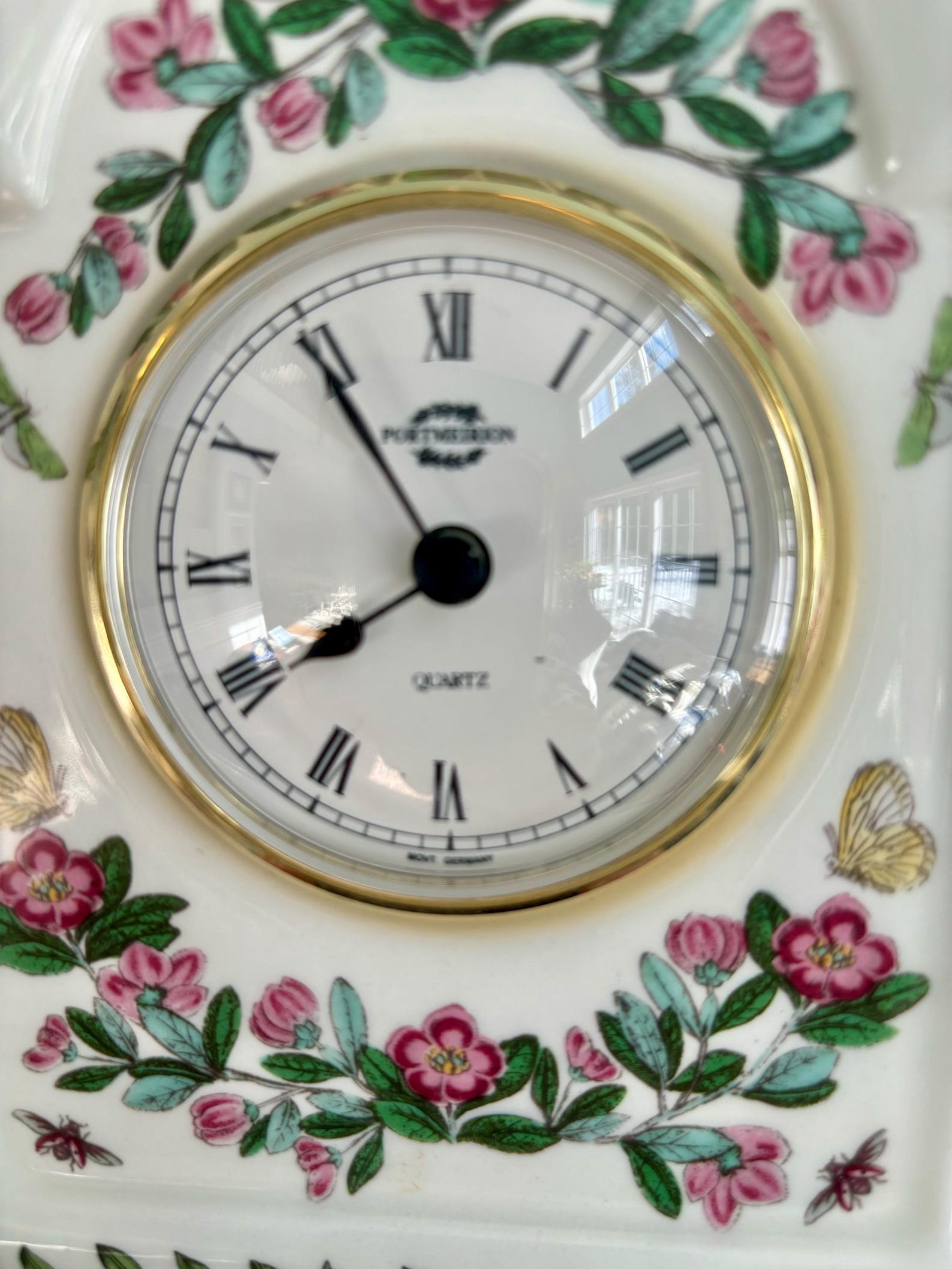 PORTMEIRION Vintage Porcelain Mantle Clock Made in England - Etsy