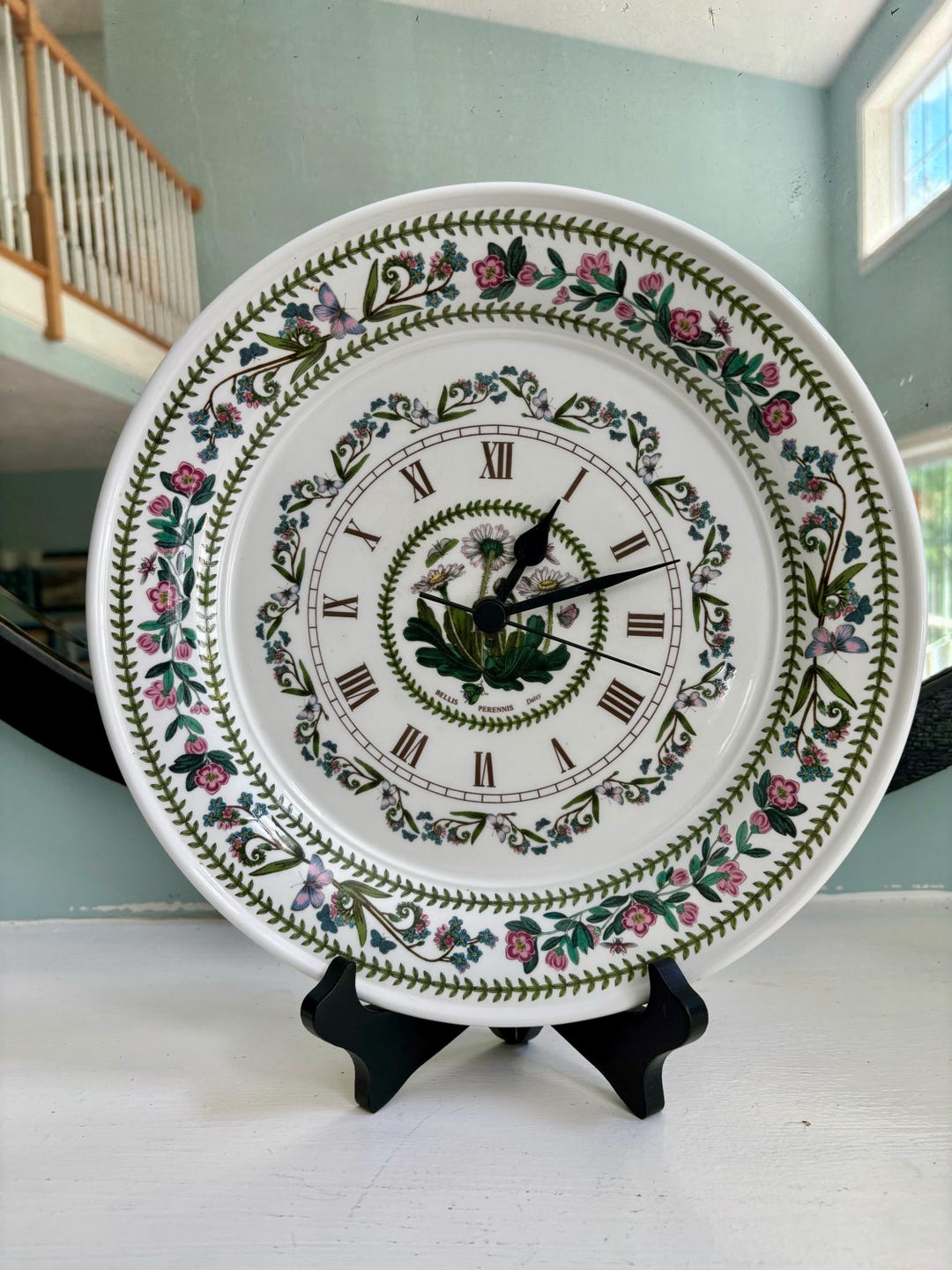 Vintage Portmeirion "the Botanic Garden" Wall Clock Made in Britain - Etsy