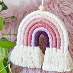 Macramé Rainbow, Macramé Décor, Rainbow Décor, Boho, Boho Baby Décor ...