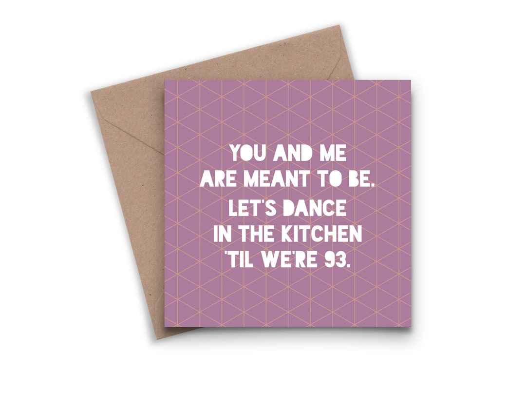 Card for Dancing in the Kitchen Disco Dance Fan of Dancing in the ...