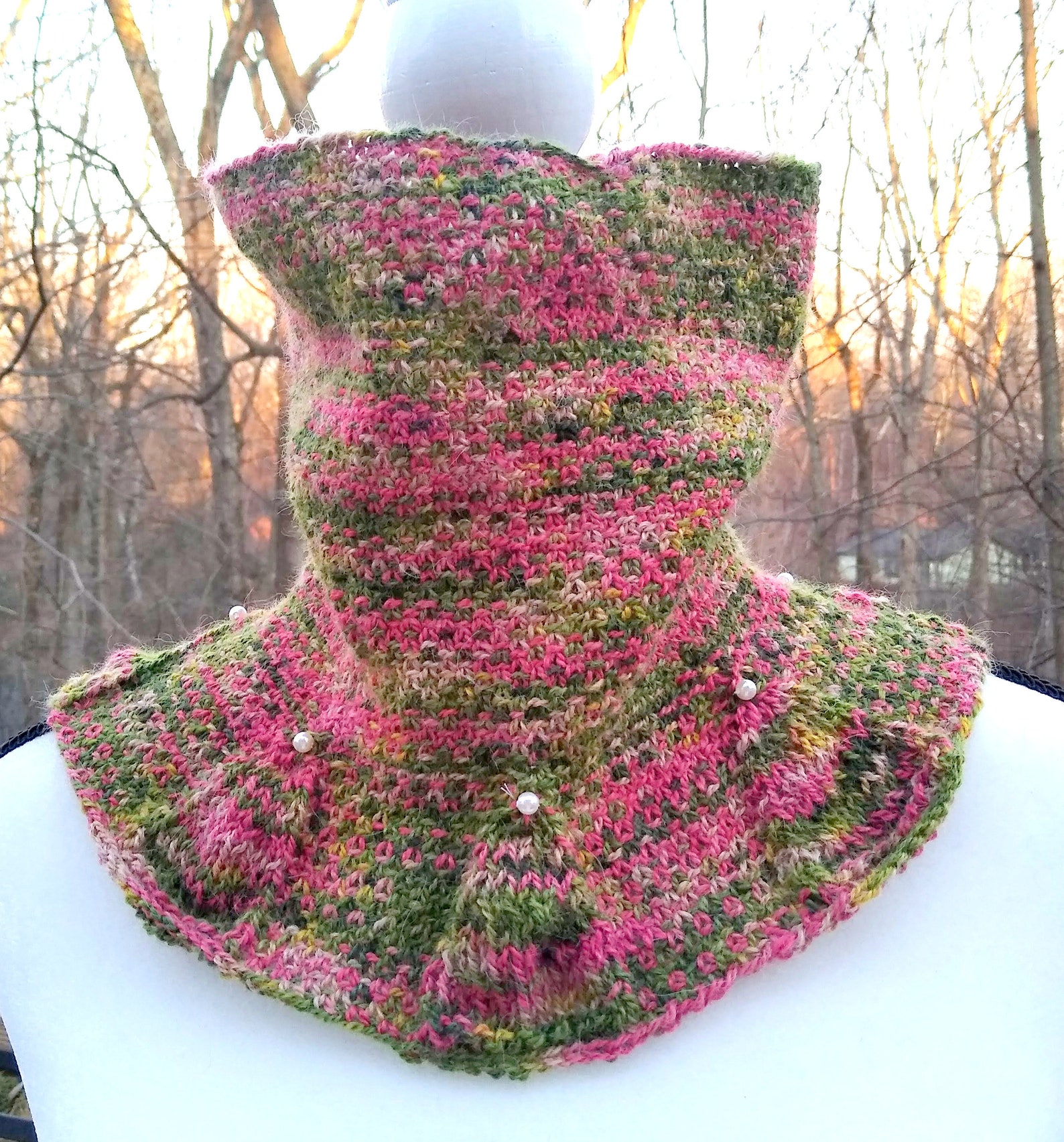 Carston Cowl Knitting Pattern: Alpaca Linen Stitch (PDF Pattern) - Etsy