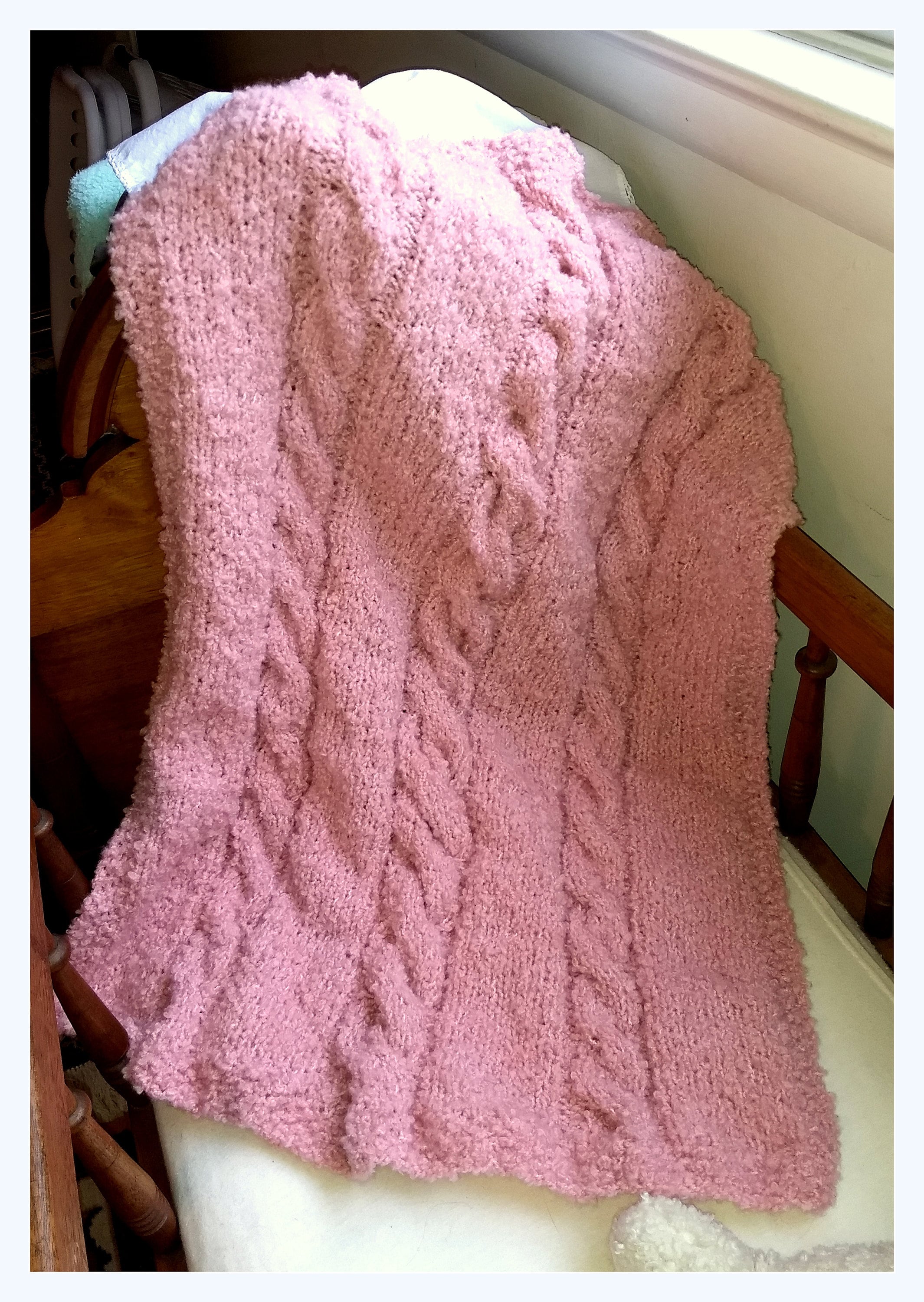 Baby Snuggle Blankie DIGITAL PATTERN PDF (knit) - Etsy